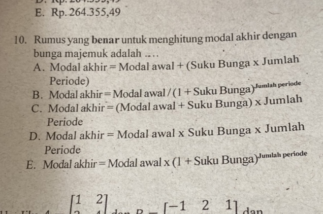 10 Rumus yang benar untuk menghitung modal | StudyX