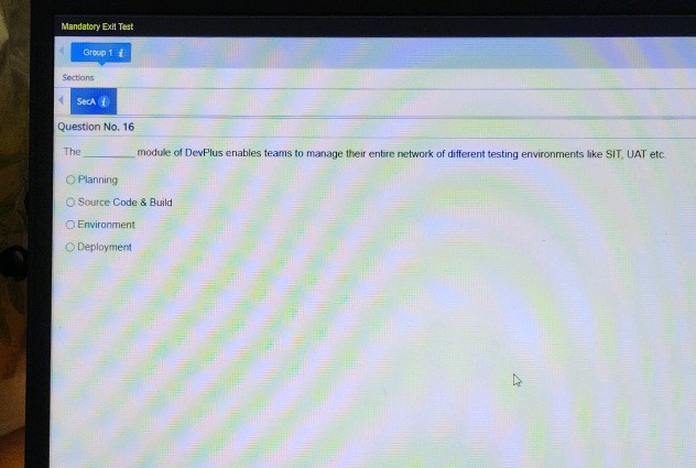 Question No 16 The module of DevPlus | StudyX