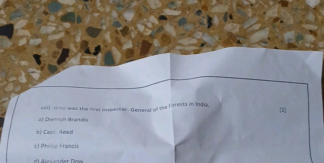 viii) Who was the first inspector-General of | StudyX