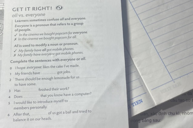 GET IT RIGHT all vs everyone Learners | StudyX
