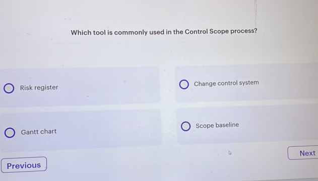 Which tool is commonly used in the Control | StudyX