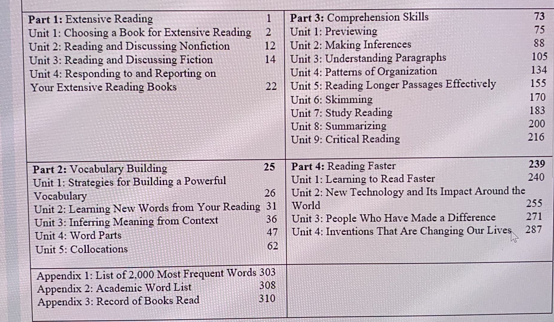 Part 1 Extensive Reading 1 Unit 1 Choosing a | StudyX