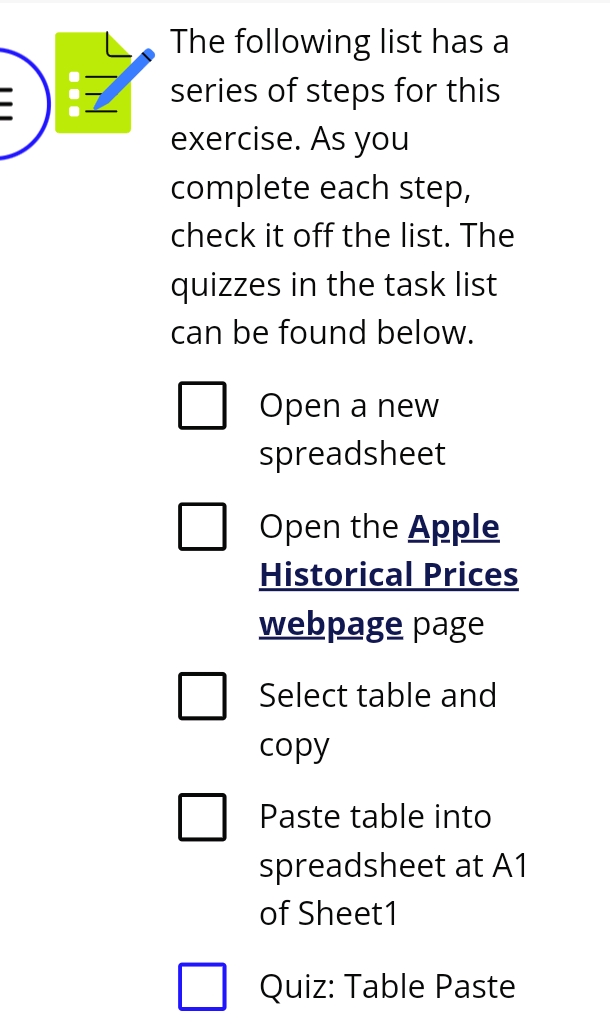 The following list has a series of steps for | StudyX