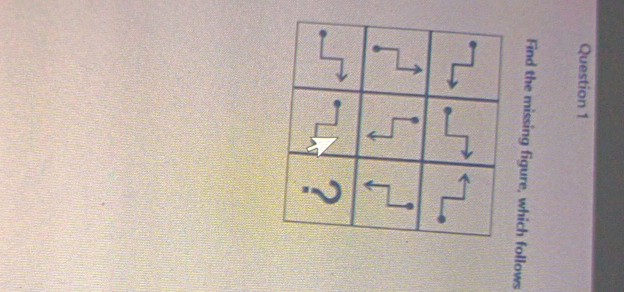 Question 1 Find the missing figure which | StudyX