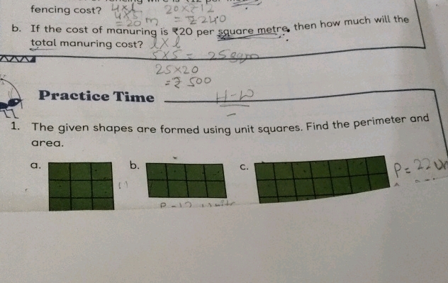 1 The given shapes are formed using unit | StudyX