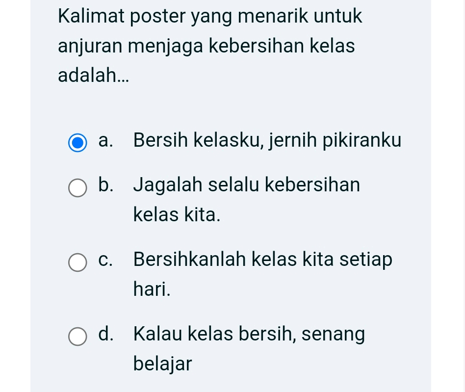 Kalimat poster yang menarik untuk anjuran | StudyX