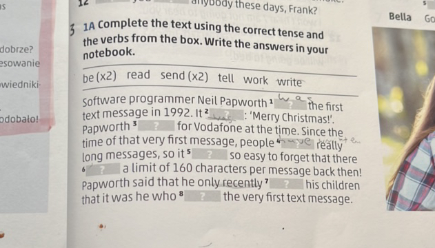 1A Complete the text using the correct tense | StudyX