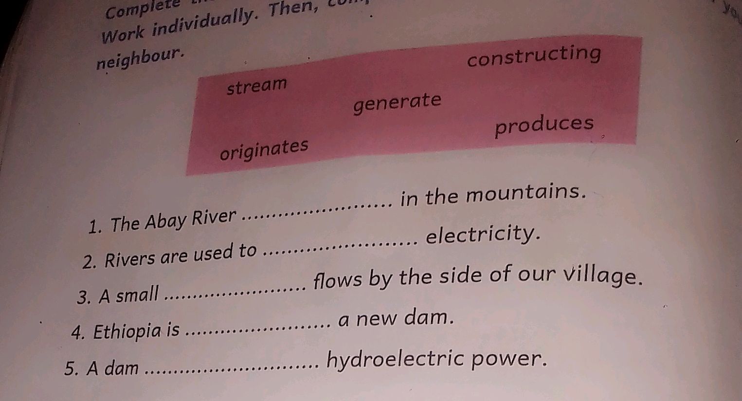 Complete individually Then compare your | StudyX