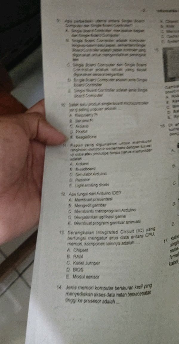 9 Ada perbedaan utama antara Single Board | StudyX