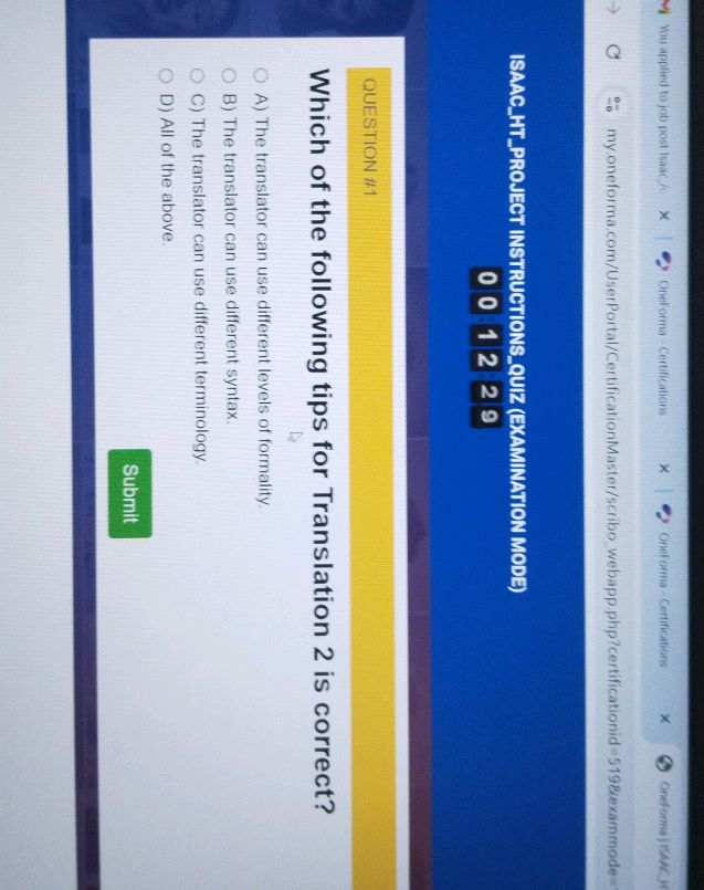 Which of the following tips for Translation | StudyX