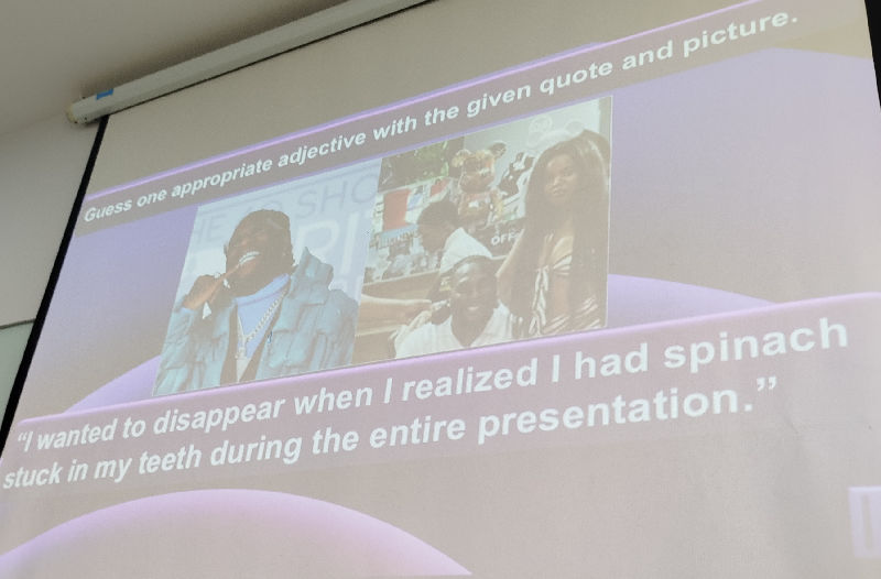 Guess one appropriate adjective with the | StudyX