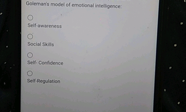 Golemans model of emotional intelligence | StudyX