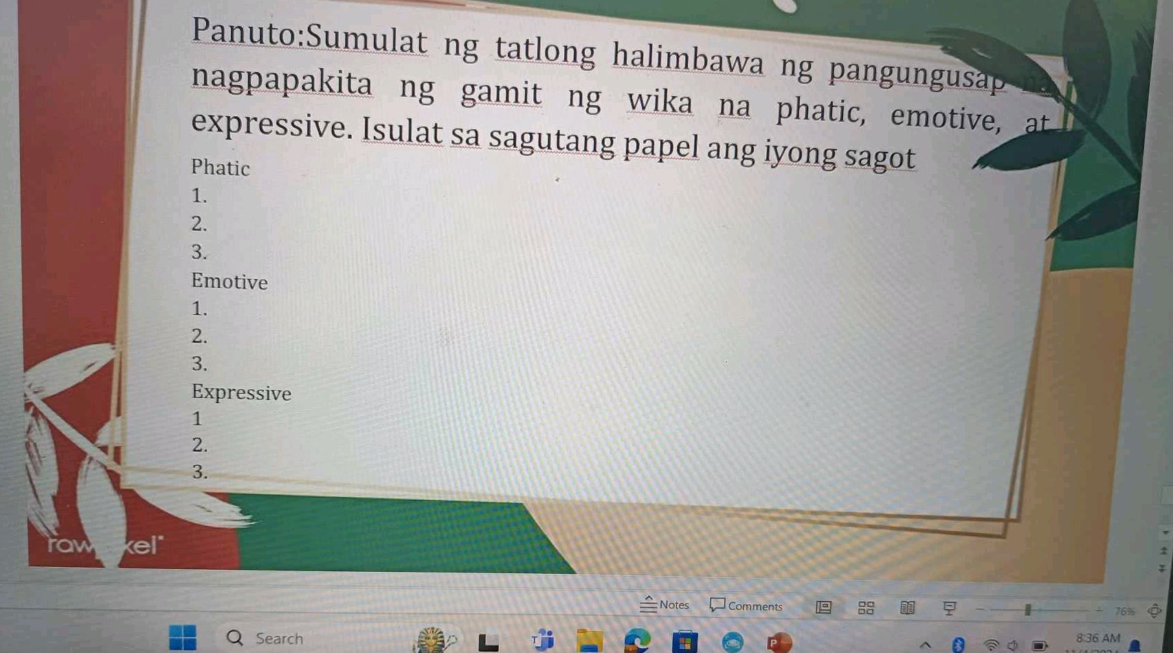 PanutoSumulat ng tatlong halimbawa ng | StudyX