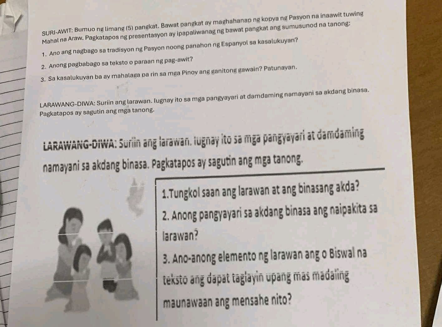 SURI-AWIT Bumuo ng limang (5) pangkat Bawat | StudyX