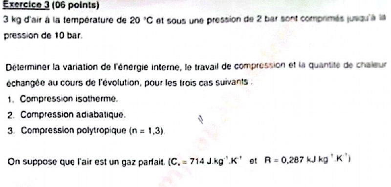 Exercice 3 (06 points) 3 kg dair a la | StudyX