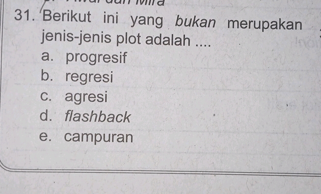 31 Berikut ini yang bukan merupakan | StudyX