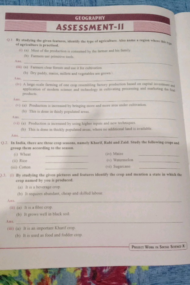 Q1 By studying the given features identify | StudyX