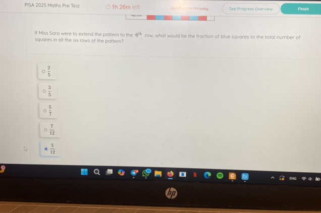 PISA 2025 Maths Pre Test () 1 h 2 6 m left | StudyX