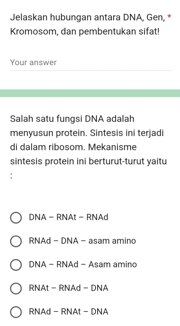 Jelaskan hubungan antara DNA Gen Kromosom | StudyX