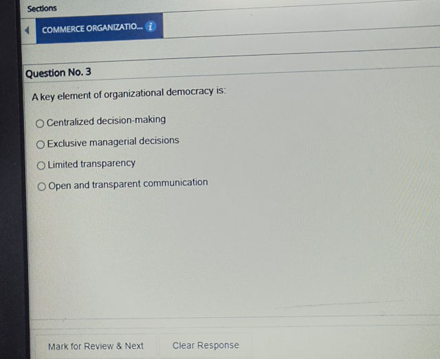 Question No 3 A key element of | StudyX