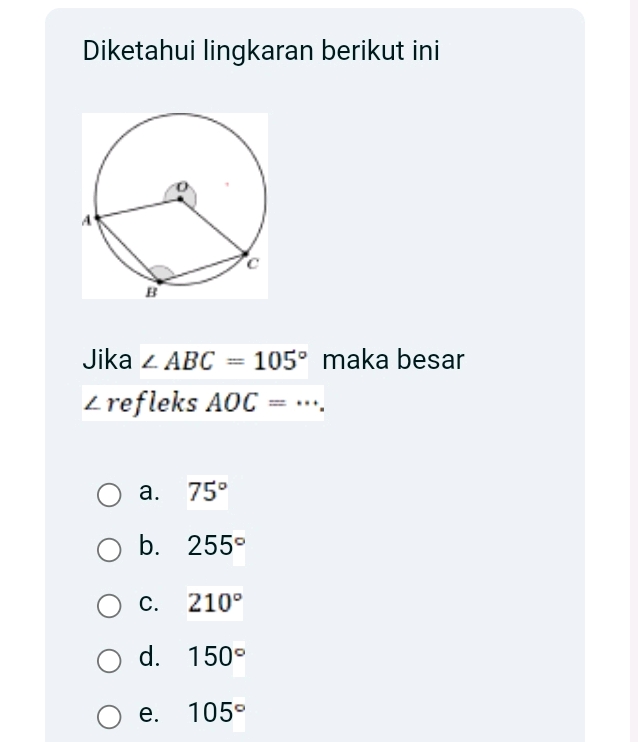 Diketahui lingkaran berikut ini Gambar | StudyX