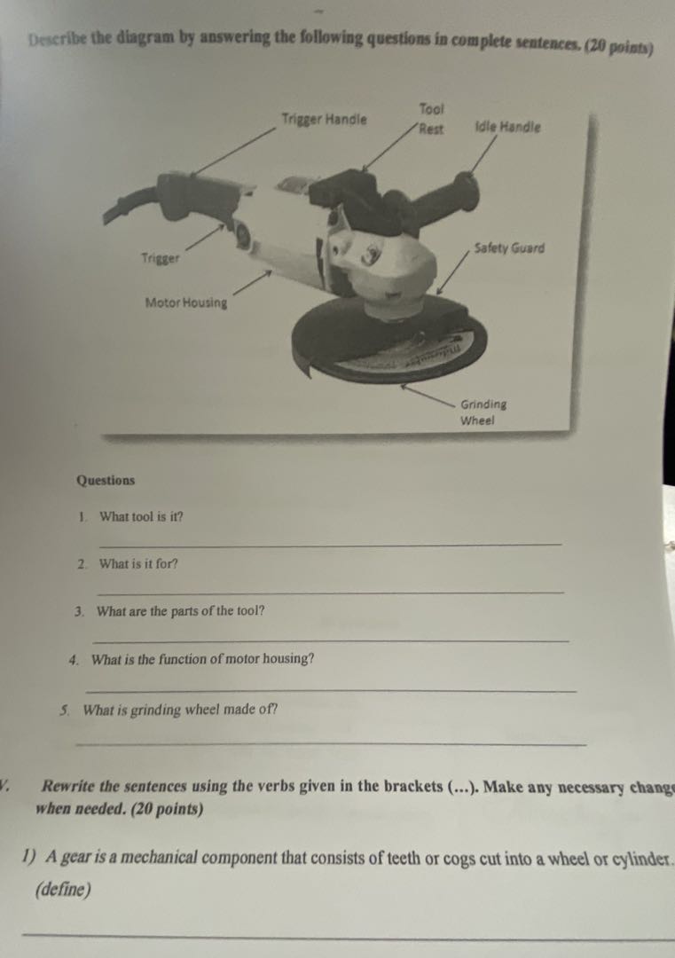 Describe the diagram by answering the | StudyX