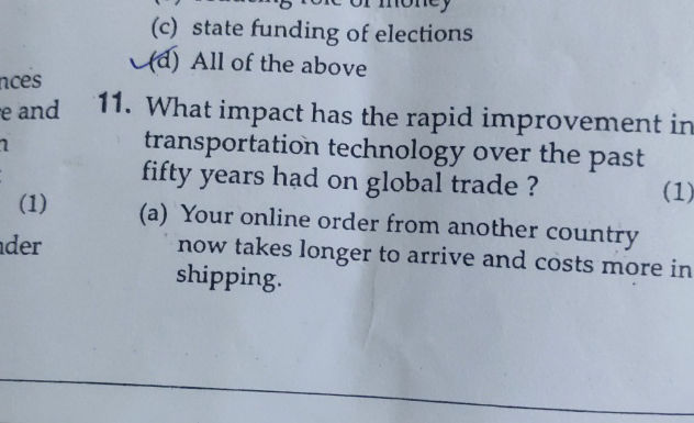 11 What impact has the rapid improvement in | StudyX