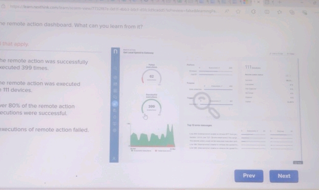See the remote action dashboard What can you | StudyX
