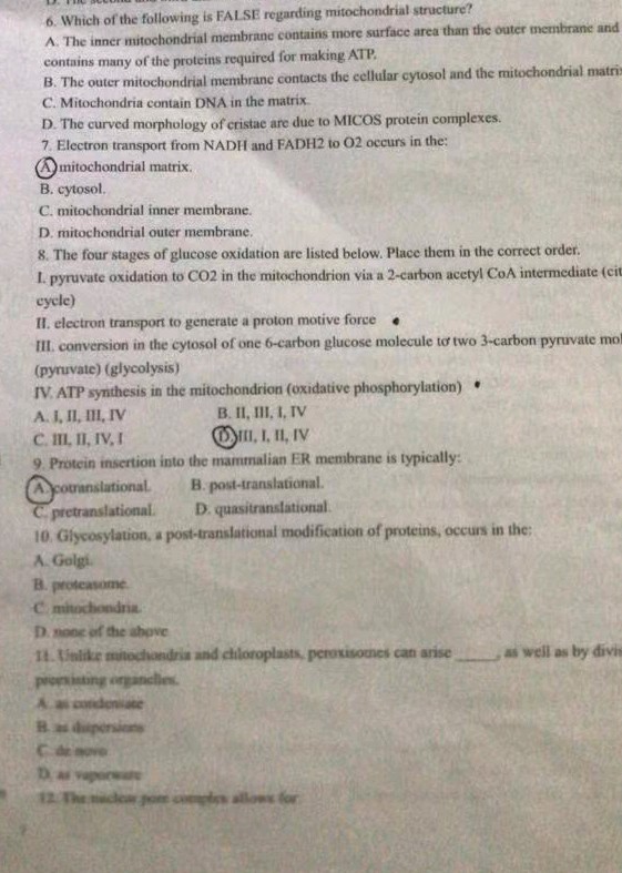 6 Which of the following is FALSE regarding | StudyX