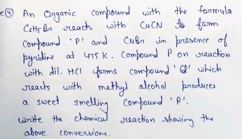 An organic compound with the formula C6H5Br | StudyX
