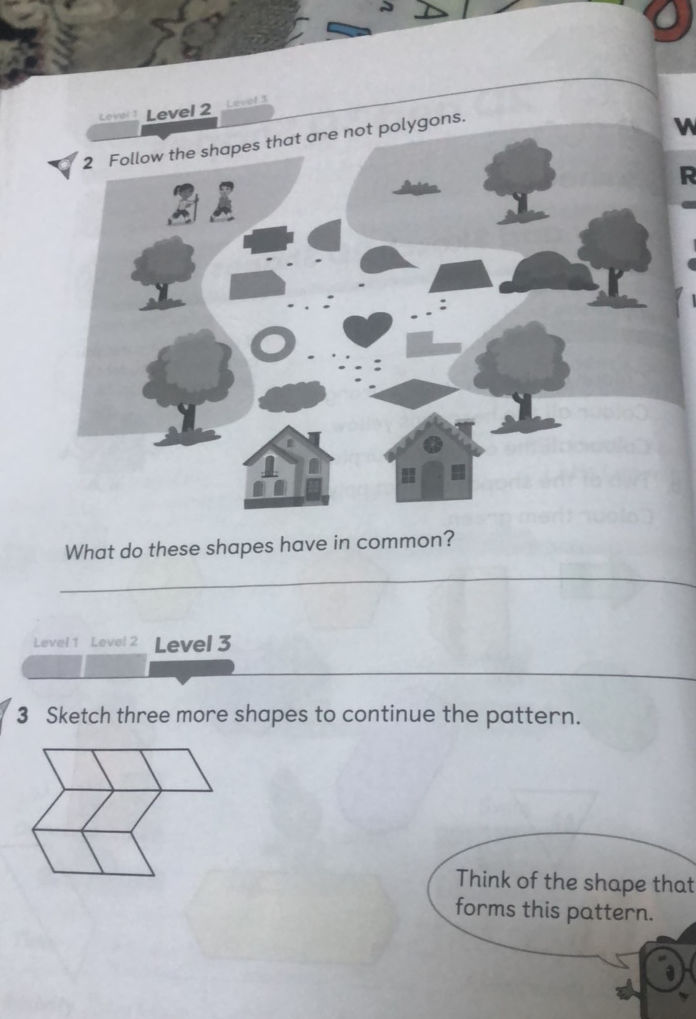 Level 2 2 Follow the shapes that are not | StudyX