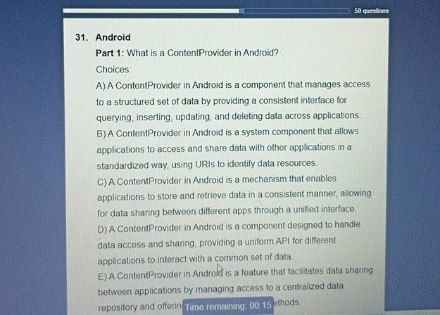 31 Android Part 1 What is a ContentProvider | StudyX