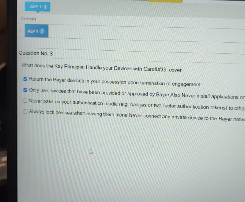 Question No 3 What does the Key Principle | StudyX