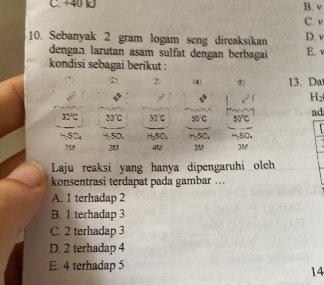 10 Sebanyak 2 gram logam seng direaksikan | StudyX