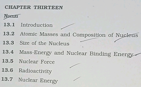 CHAPTER THIRTEEN NUCLEI 131 Introduction 132 | StudyX