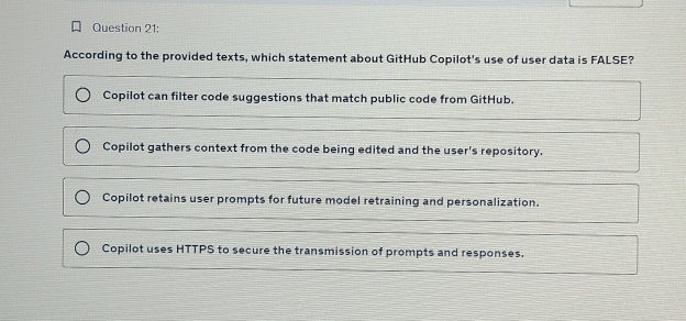 Question 21 According to the provided texts | StudyX