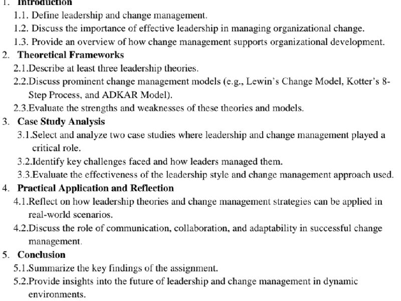 1 Introduction 11 Define leadership and | StudyX