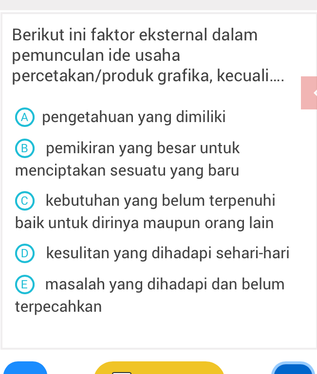 Berikut ini faktor eksternal dalam | StudyX