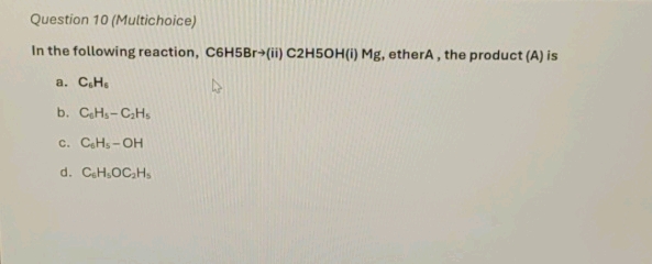 Question 10 (Multichoice) In the following | StudyX