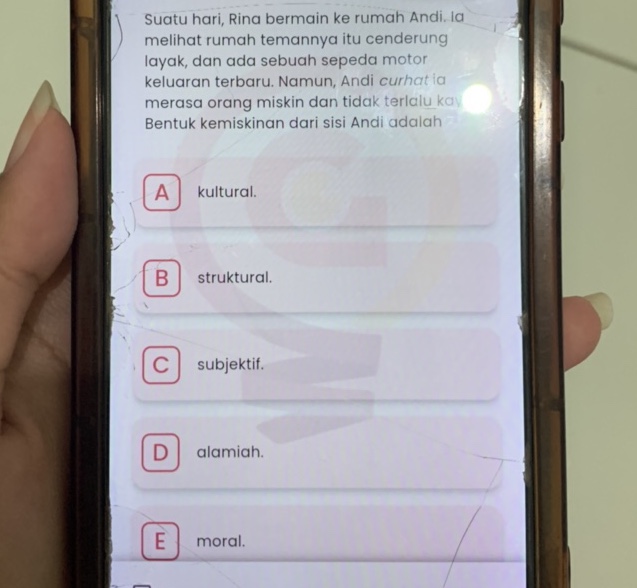 Suatu hari Rina bermain ke rumah Andi Ia | StudyX