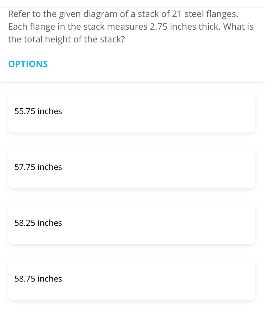 Refer to the given diagram of a stack of 21 | StudyX
