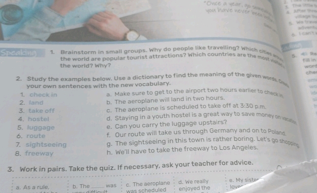 1 Brainstorm in small groups Why do people | StudyX