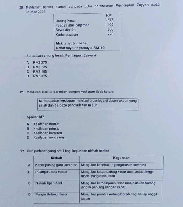 20 Maklumat berikut diambil daripada buku | StudyX