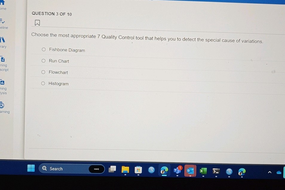 Choose the most appropriate 7 Quality | StudyX