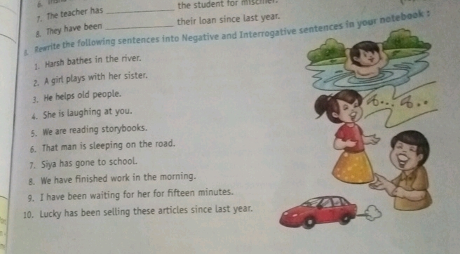 Rewrite the following sentences into | StudyX