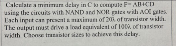 Calculate a minimum delay in C to compute F= | StudyX