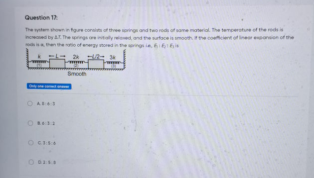 Question 17 The system shown in figure | StudyX
