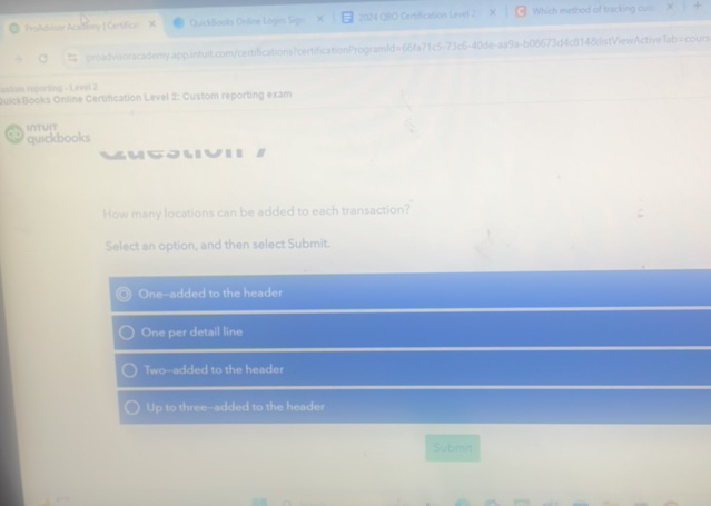 How many locations can be added to each