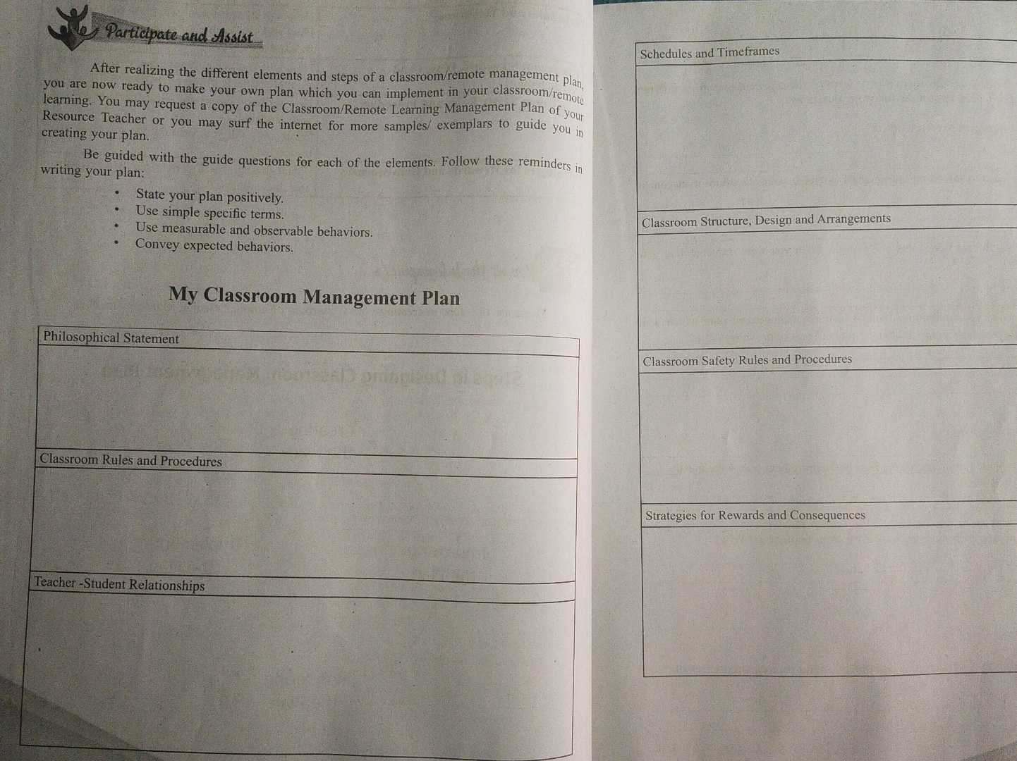 After realizing the different elements and | StudyX