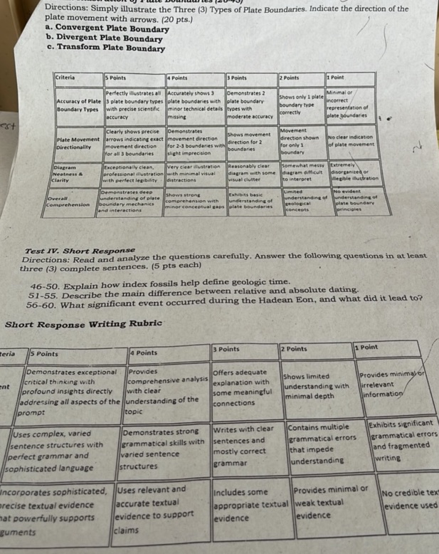 Directions Simply illustrate the Three (3) | StudyX